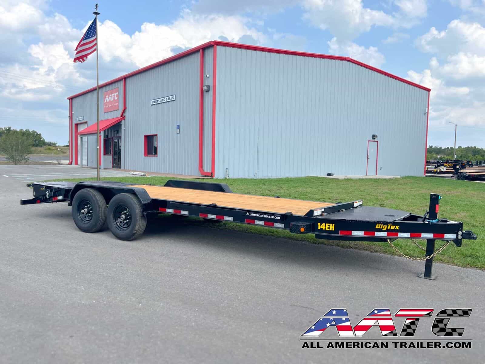 14EH-17+3MR BIG TEX 20' EQUIPMENT TRAILER 15,400 GVWR MEGA RAMPS - I ...