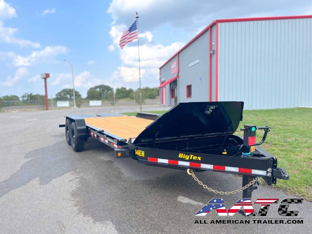 14EH-17+3MR BIG TEX 20' EQUIPMENT TRAILER 15,400 GVWR MEGA RAMPS - I ...