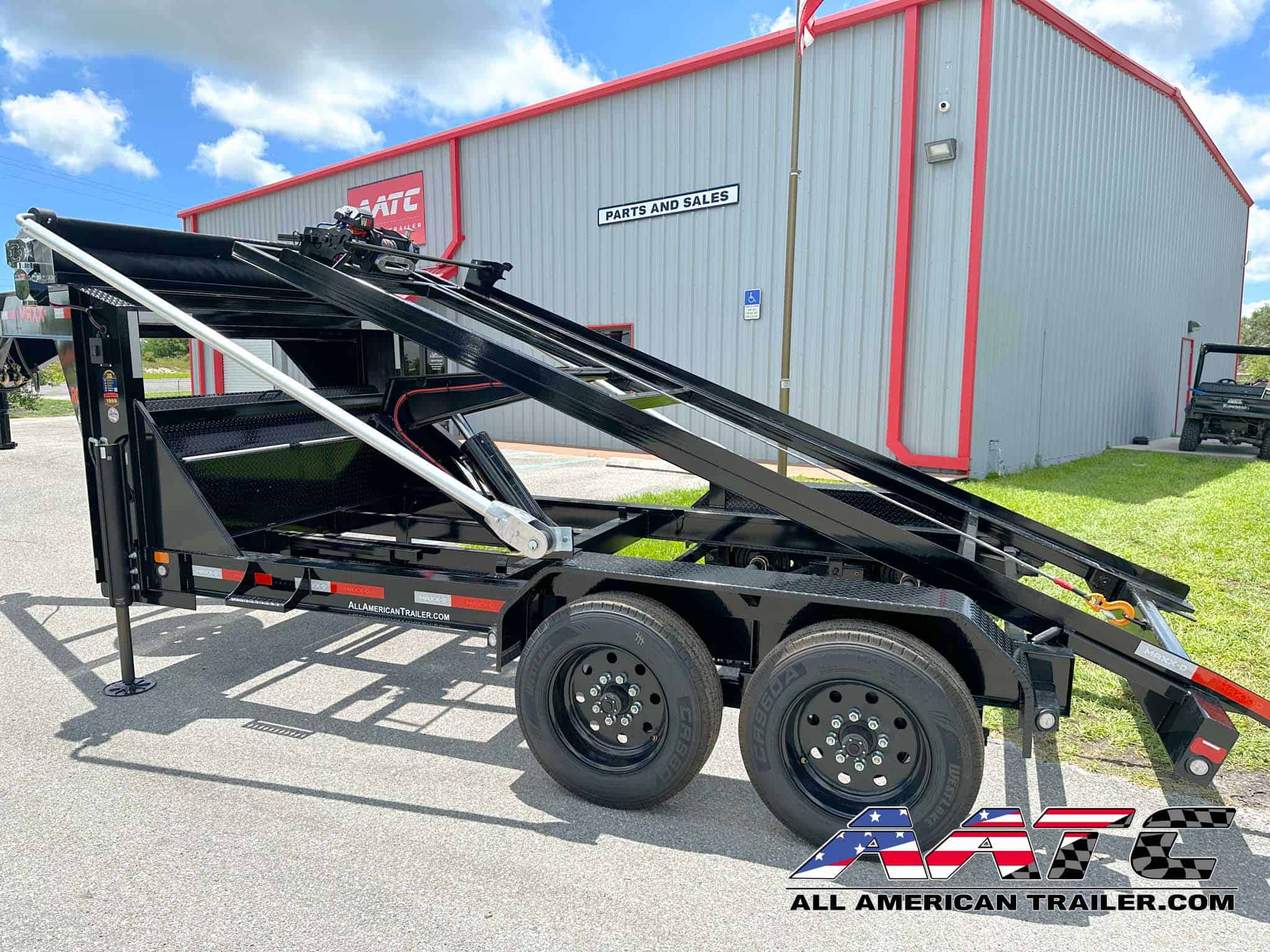 ROX-14-HYJ-GN-8K 14' ROLL OFF (BASE FRAME ONLY) GOOSENECK DUMP TRAILER ...