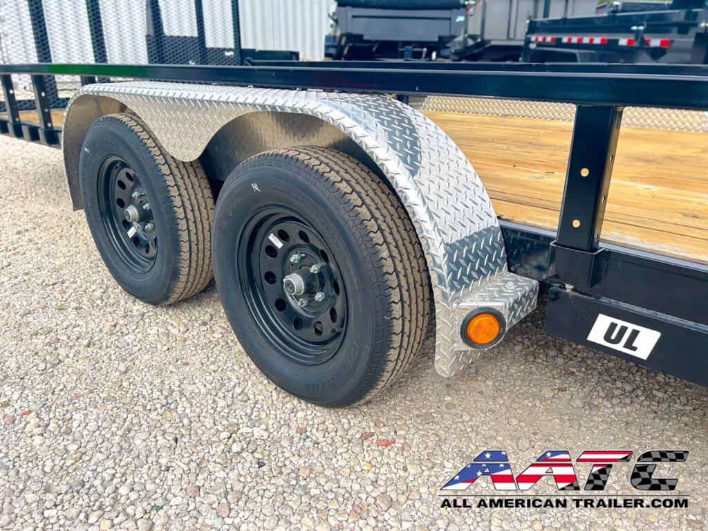Discontinued UL-222 PJ 22' TANDEM AXLE UTILITY TRAILER 7,000 GVWR ...