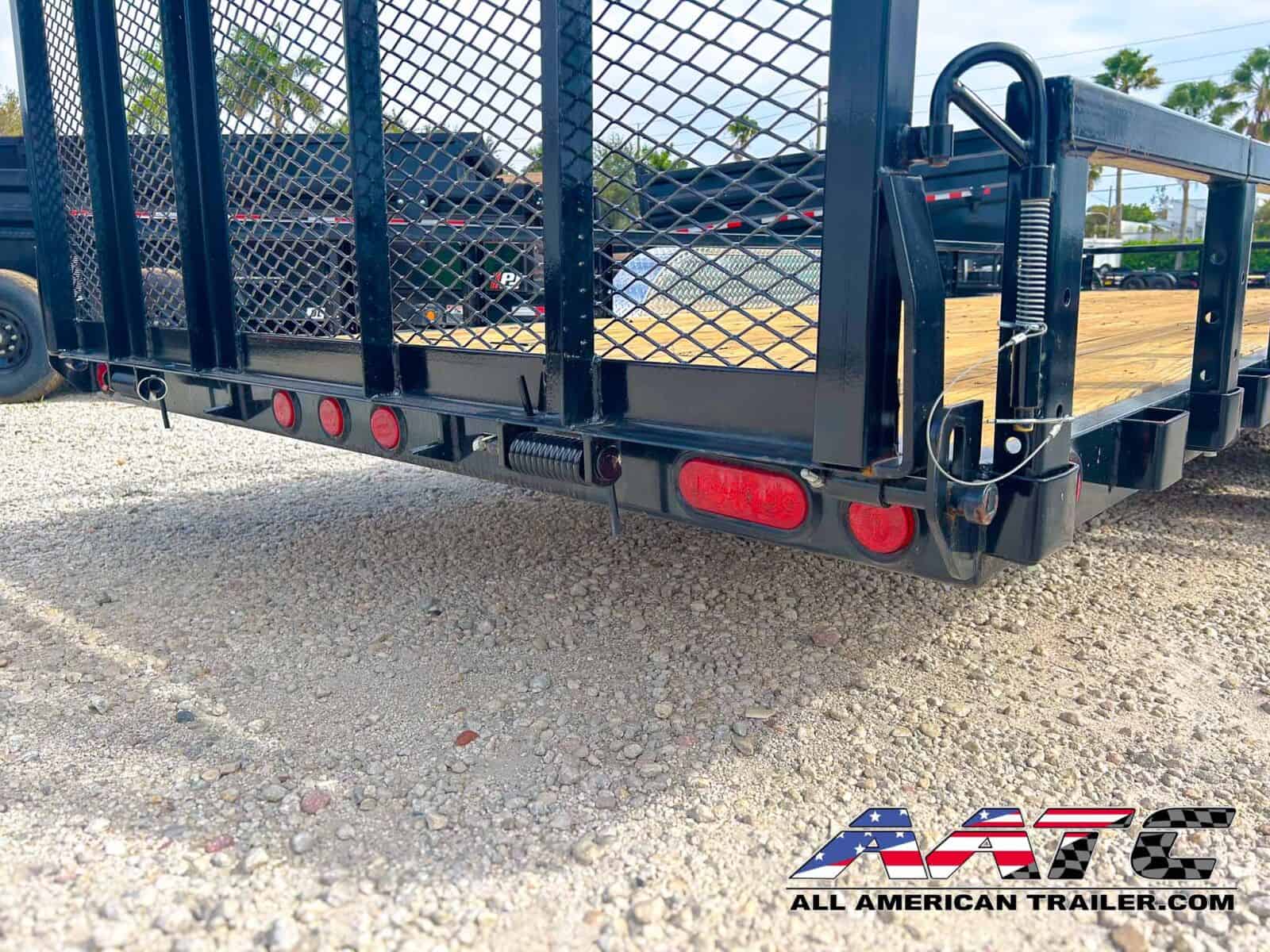 Discontinued UL-222 PJ 22' TANDEM AXLE UTILITY TRAILER 7,000 GVWR ...
