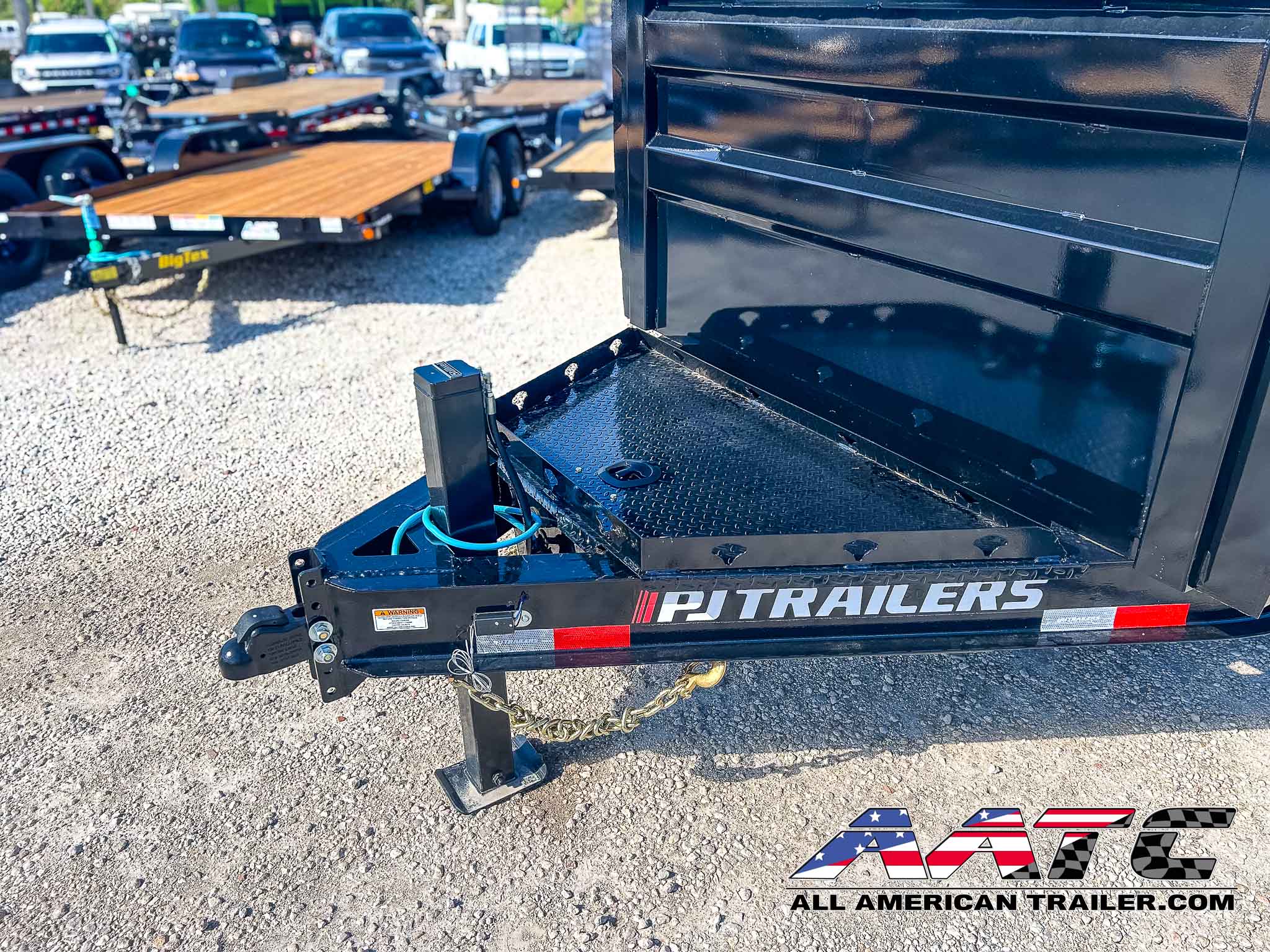 DV-142-P4 PJ 14' DUMP TRAILER 4' SIDE 15,400 GVWR 7X14 - HYDRAULIC JACK ...
