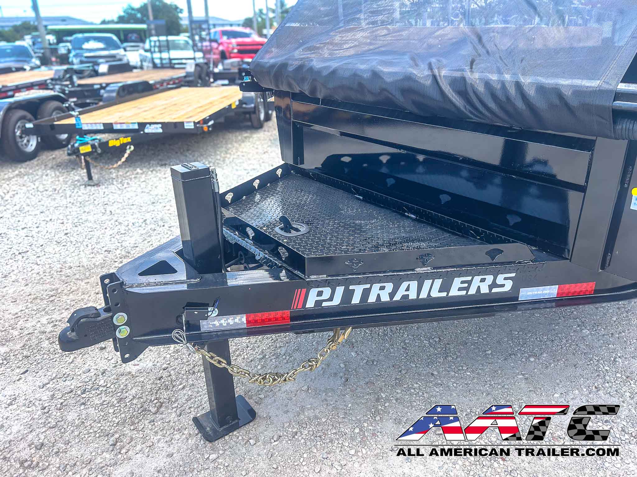 DV-142 PJ 14' DUMP TRAILER 2' SIDE 15,400 GVWR 7X14 - HYDRAULIC JACK ...