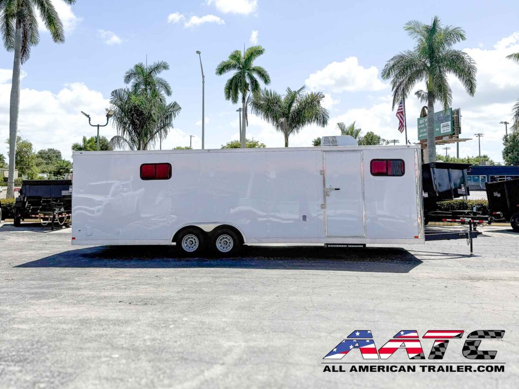 28' JOBSITE OFFICE TRAILER - Air Conditioned Office Space and Storage ...