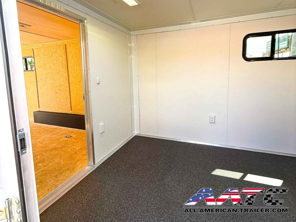 28' JOBSITE OFFICE TRAILER - Air Conditioned Office Space and Storage ...